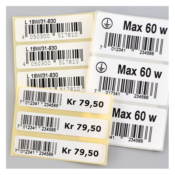 Strekkode etiketter - Strekkodeetiketter - Etikett Systemer AS