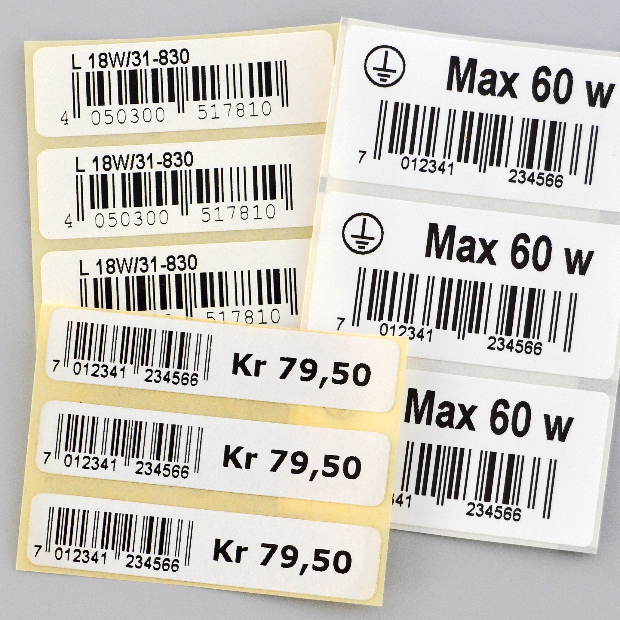 Strekkodeetiketter - Etikett Systemer AS
